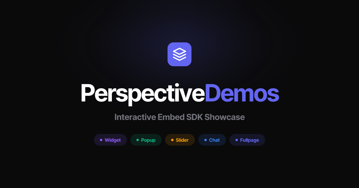 Perspective Demos